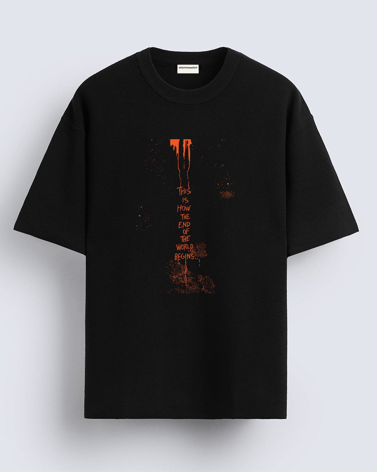 The world begins - Oversized T-shirt